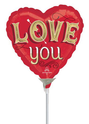4in Anagram Just My Type Love You Balloon (Heat Seal Required) – Joker ...