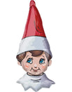 38in Anagram Elf On The Shelf Balloon – Joker Party Supply