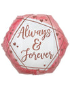 23in Anagram Always And Forever Balloon – Joker Party Supply